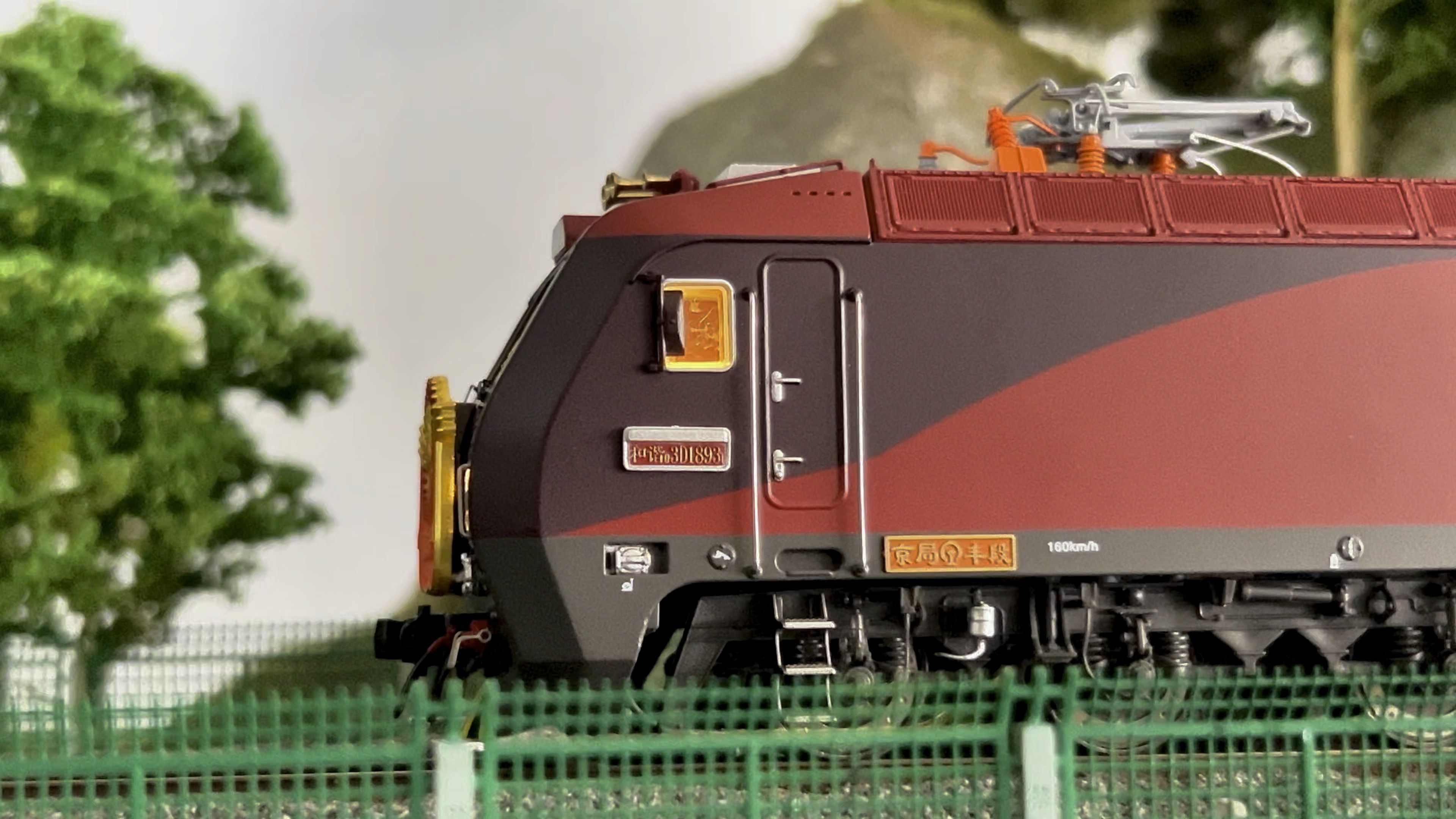 1435火车模型和谐电3D型电力机车DCC功能演示-606KPA模型俱乐部-606KPA模型俱乐部-哔哩哔哩视频