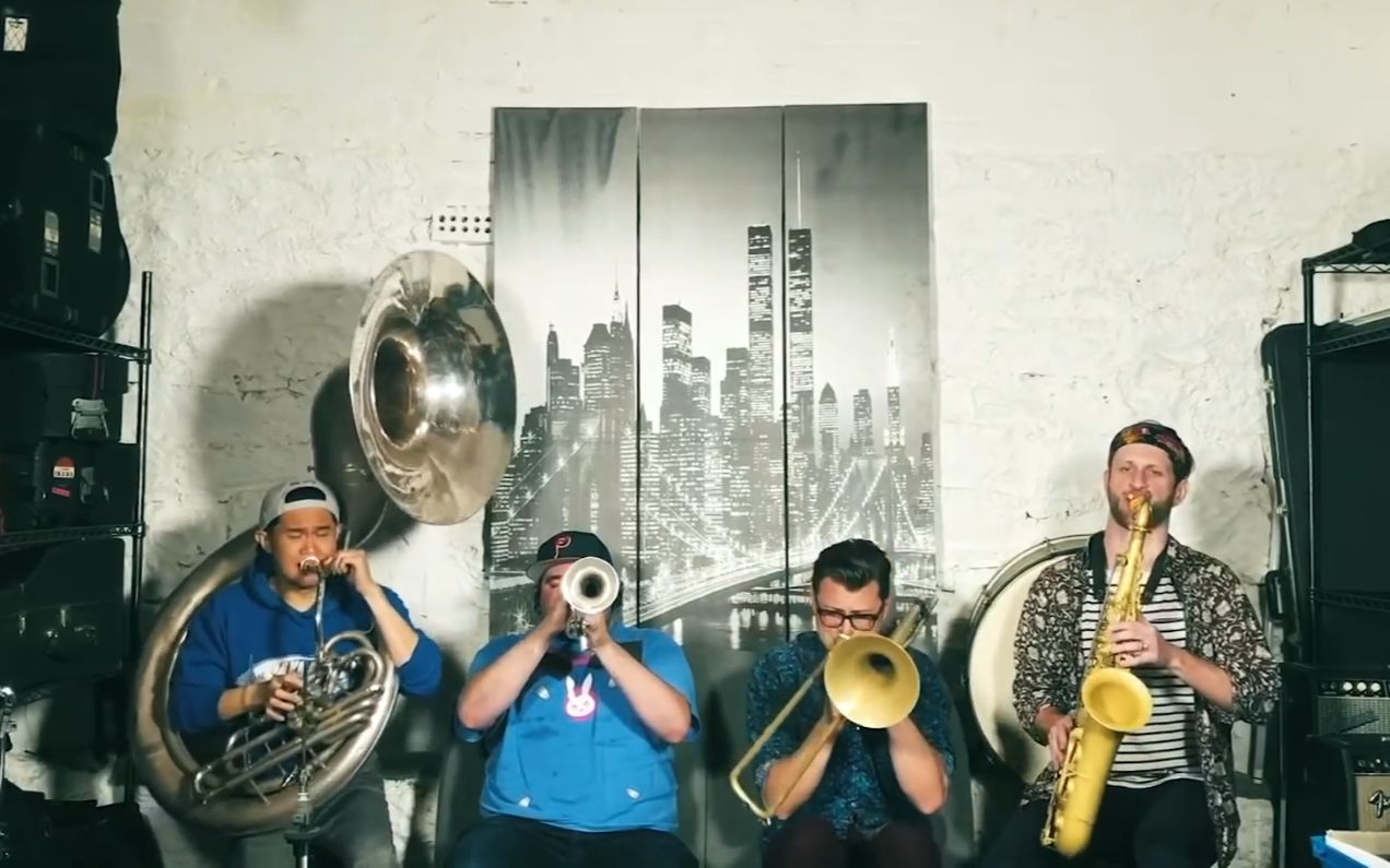 【Lucky Chops】TRIO THURSDAY #13 - Lean On Me (W Raphael Buyo!)_哔哩哔哩 (゜-゜ ...