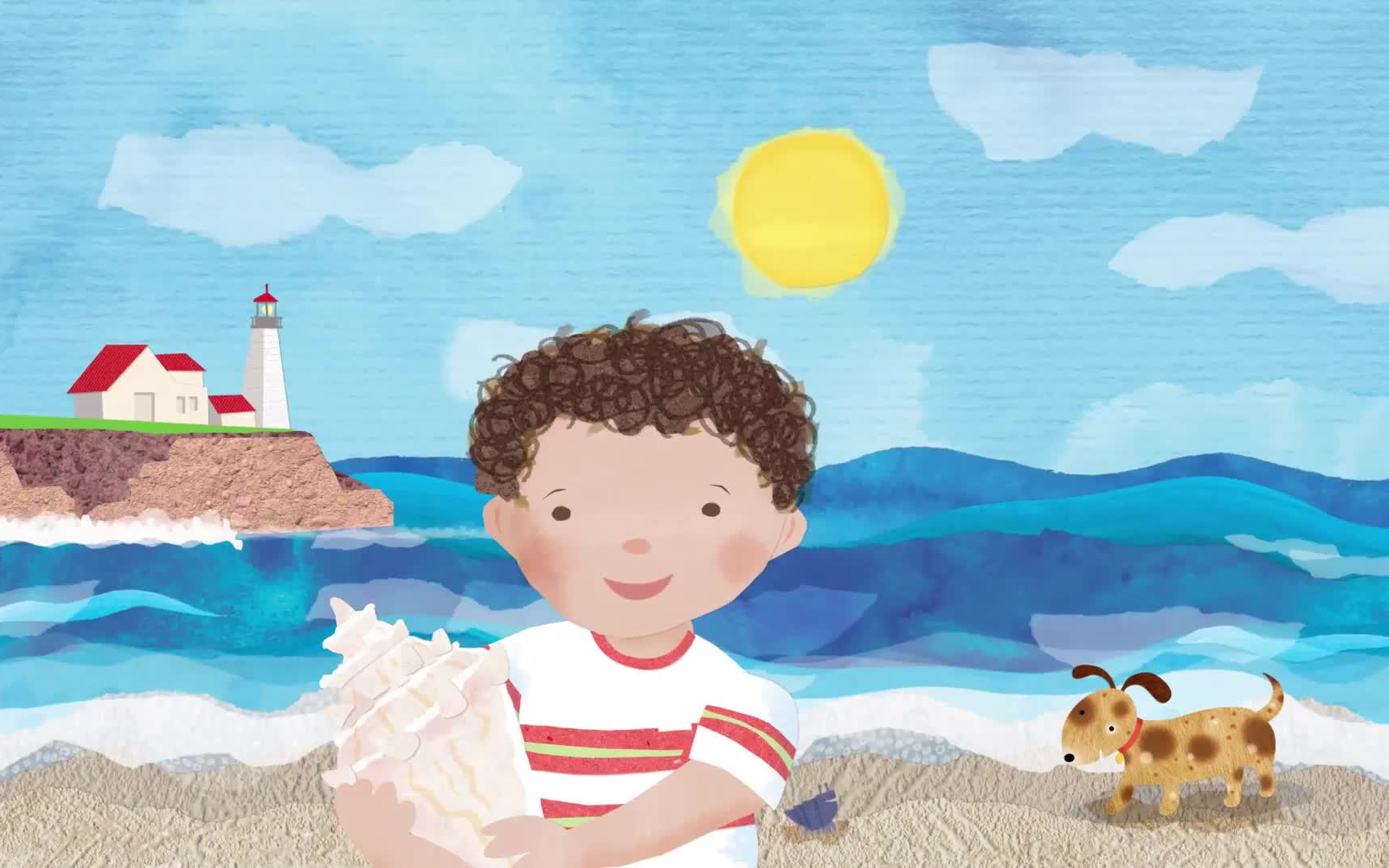 【高品质英文绘本动画】Its-a-seashell-day_哔哩哔哩_bilibili