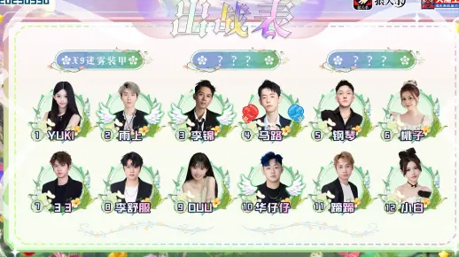 迷雾之夜 S9全明星排位赛 李锦出战表 20250530_哔哩哔哩bilibili