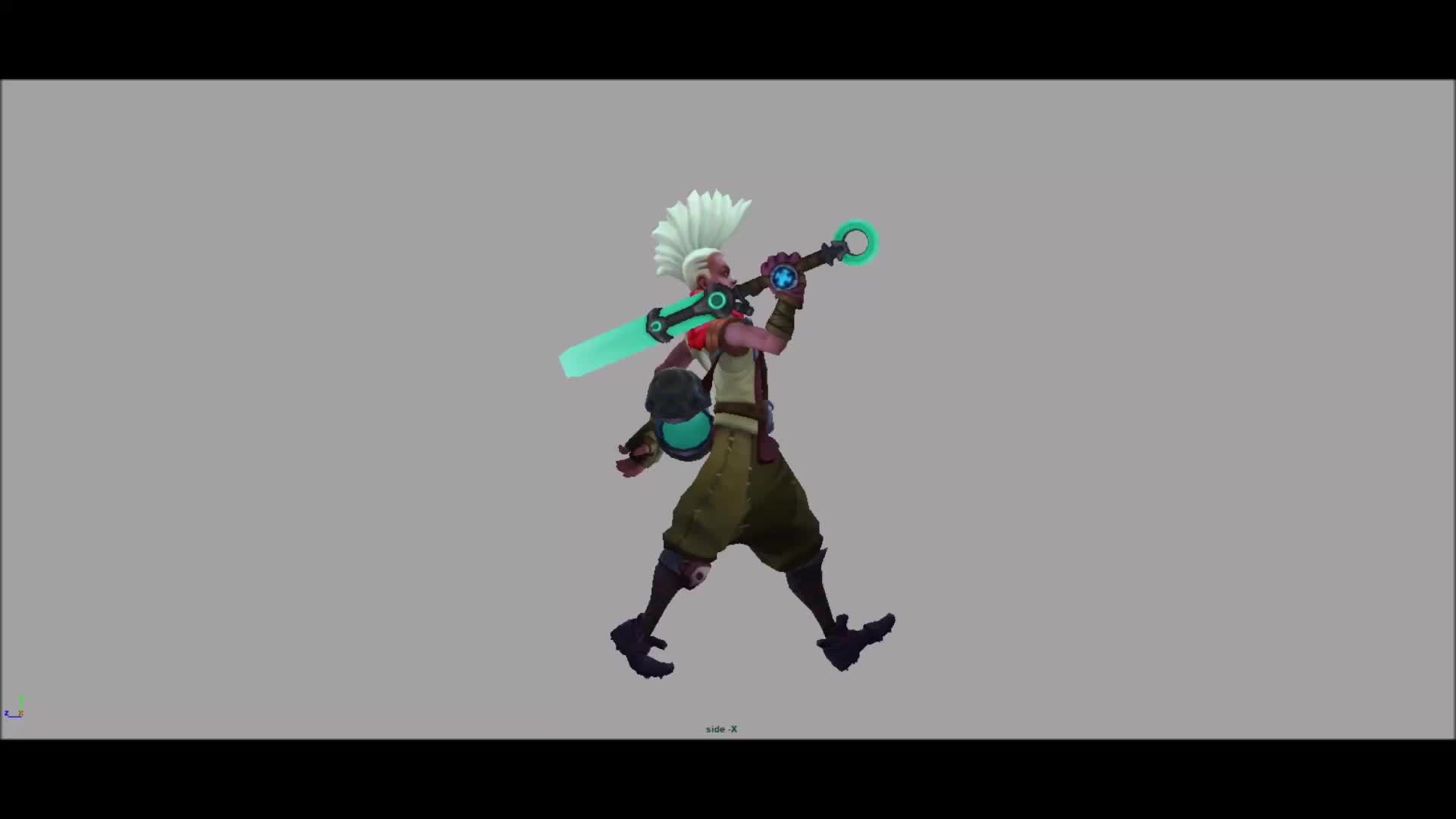 艾克新走路动画2 - LOL英雄联盟_哔哩哔哩_bilibili