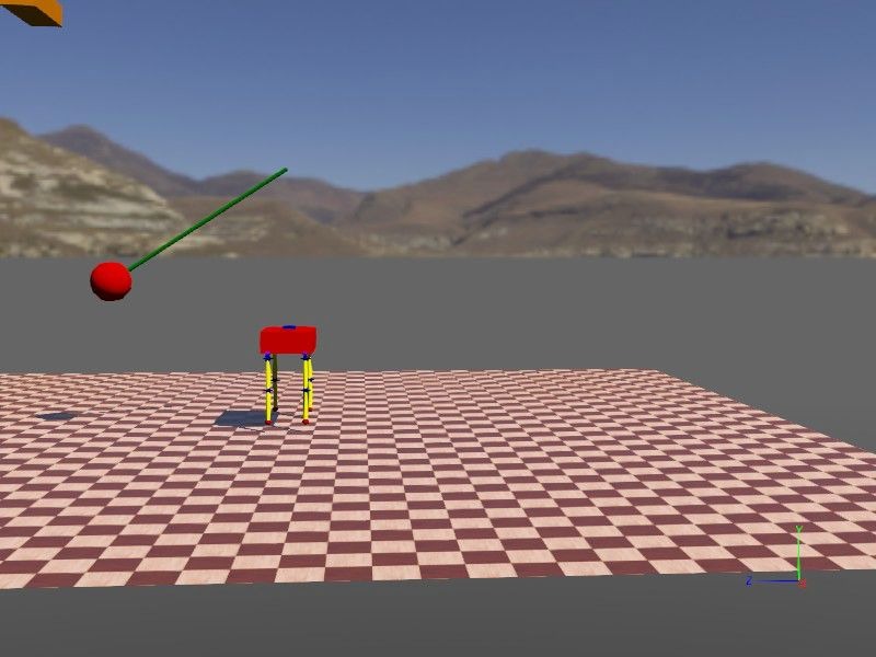 四足机器人webots仿真侧向冲击_哔哩哔哩_bilibili