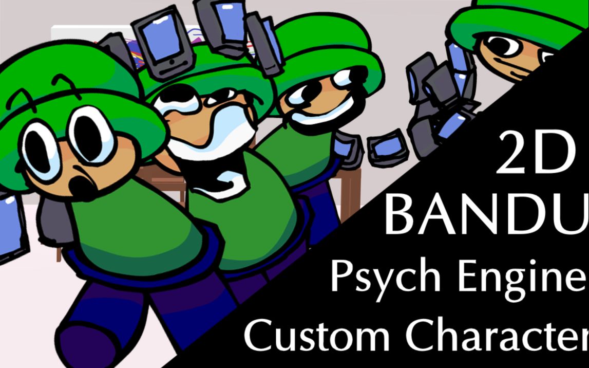Dave&Bambi - 2D Bandu Psych Engine custom Character!!!_音游热门视频