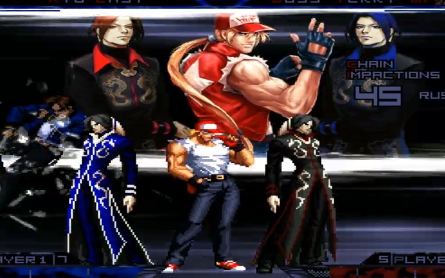 Kyo Last (Latest Version) VS Boss Terry MF [KOF MUGEN]_拳皇