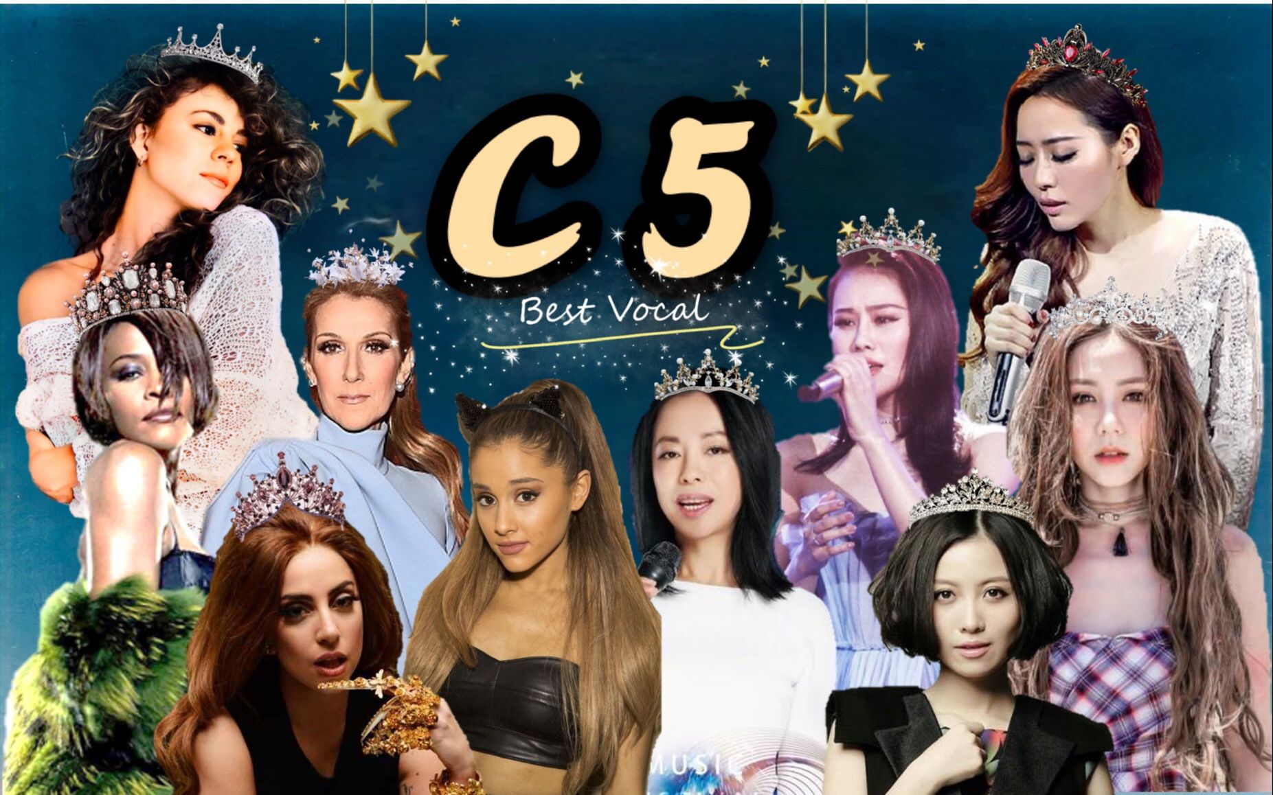 【史诗级C5超纲教材】女声C5那么好唱吗？【高能盘点世界级C5赏析】Diva【教做人】从C5开始-牛姐席帝惠姨飞饼鳖a妹Barbra豚金鱼 ...