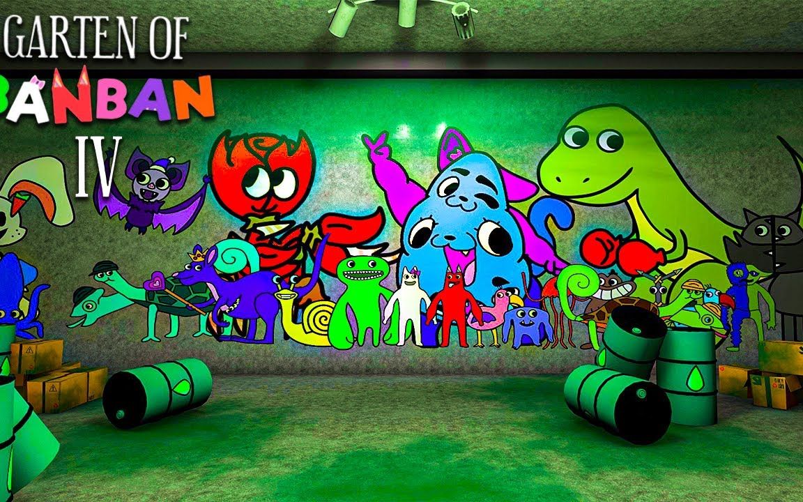 Garten of BanBan 4 - ALL NEW BOSSES + ENDING