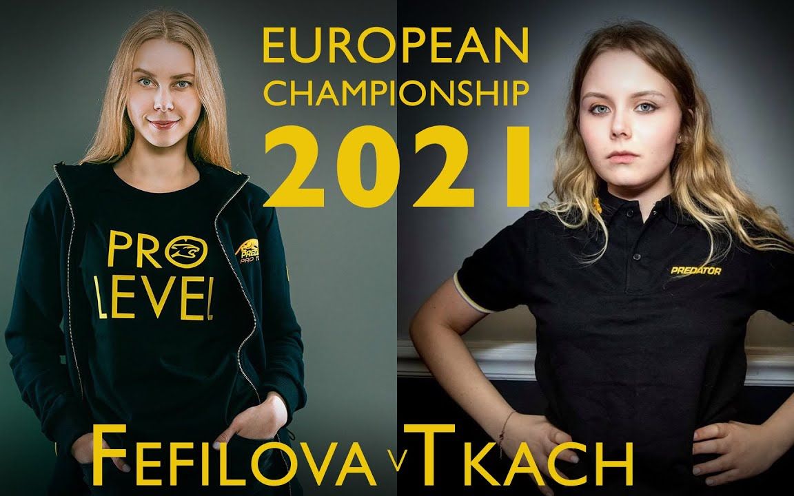 女子八球比赛_ Margarita Fefilova v Kristina Tkach_油管搬运_哔哩哔哩_bilibili