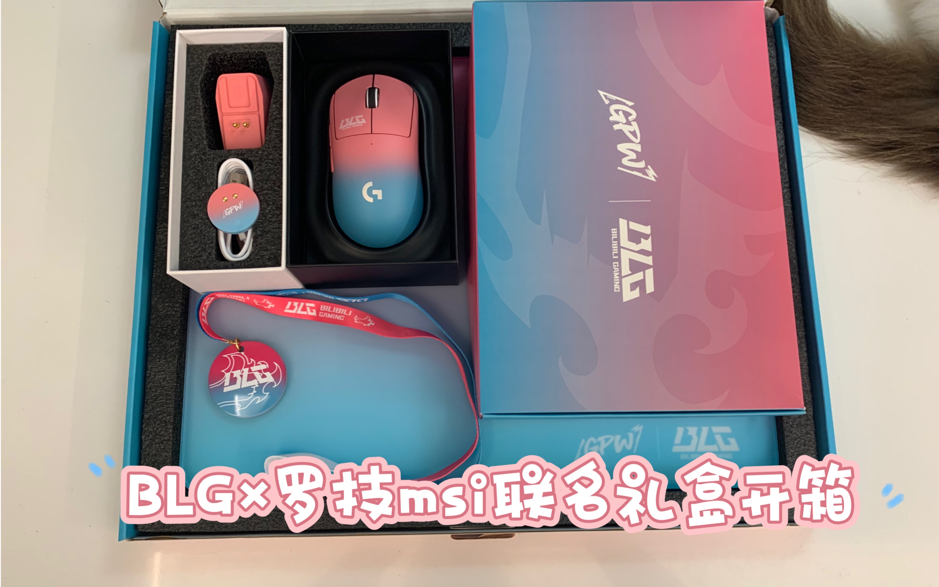 罗技GPW x BLG限量联名礼盒开箱！