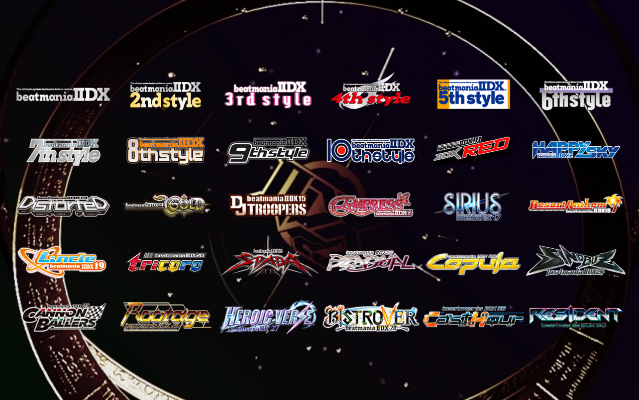 beatmania IIDX历代游玩画面合集 (1st-33rd) - 哔哩哔哩