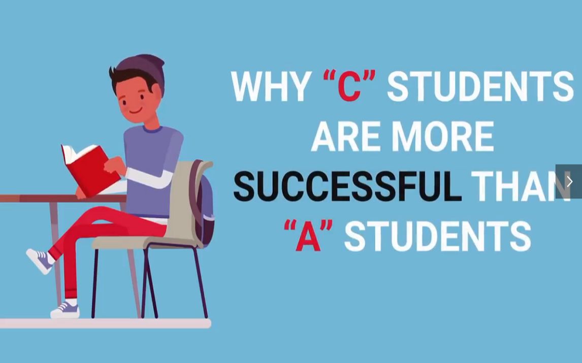 Why 'C' Students Are MORE Successful Than 'A' Students(为什么学渣要比学霸更成功)_哔哩 ...
