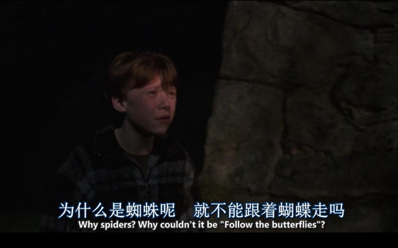 【哈利波特与密室经典片段cut】跟着蜘蛛走_哔哩哔哩_bilibili