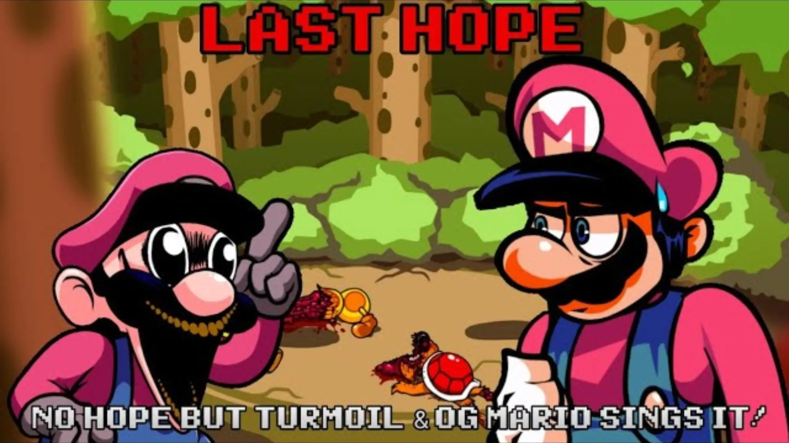 LAST HOPE / NO HOPE但Turmoil & OG Mario唱它! (FNF COVER REQUEST)_哔哩哔哩_bilibili