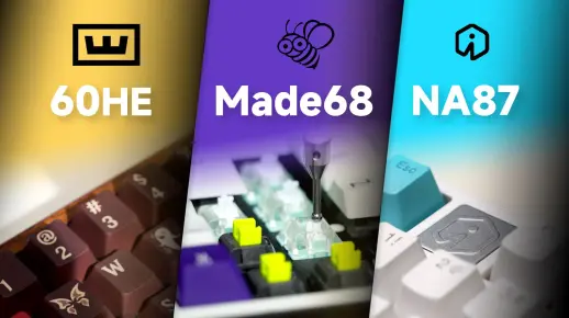 都是零死区？0.01毫米精度实测！Wooting/Made68/NA87磁轴键盘测评_哔哩哔哩_bilibili