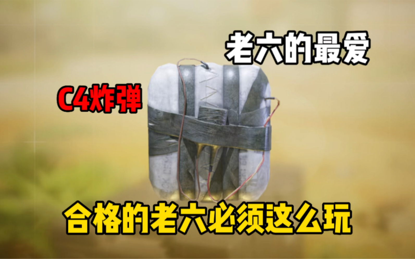 C4炸弹还能这么玩？-蛋老6-蛋老6-哔哩哔哩视频