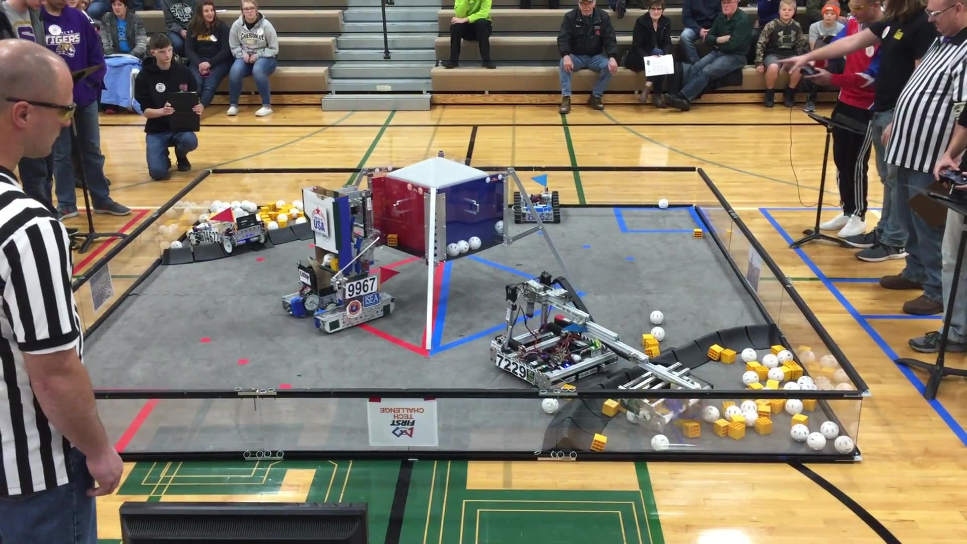 【FTC】2019 Rover Ruckus国外比赛视频#4_哔哩哔哩_bilibili