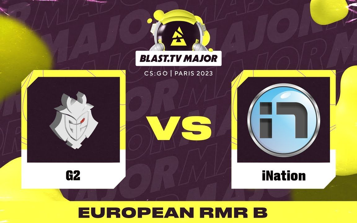 巴黎2023RMR G2 对阵 iNation-CSGO-QUQU-CSGO-QUQU-哔哩哔哩视频