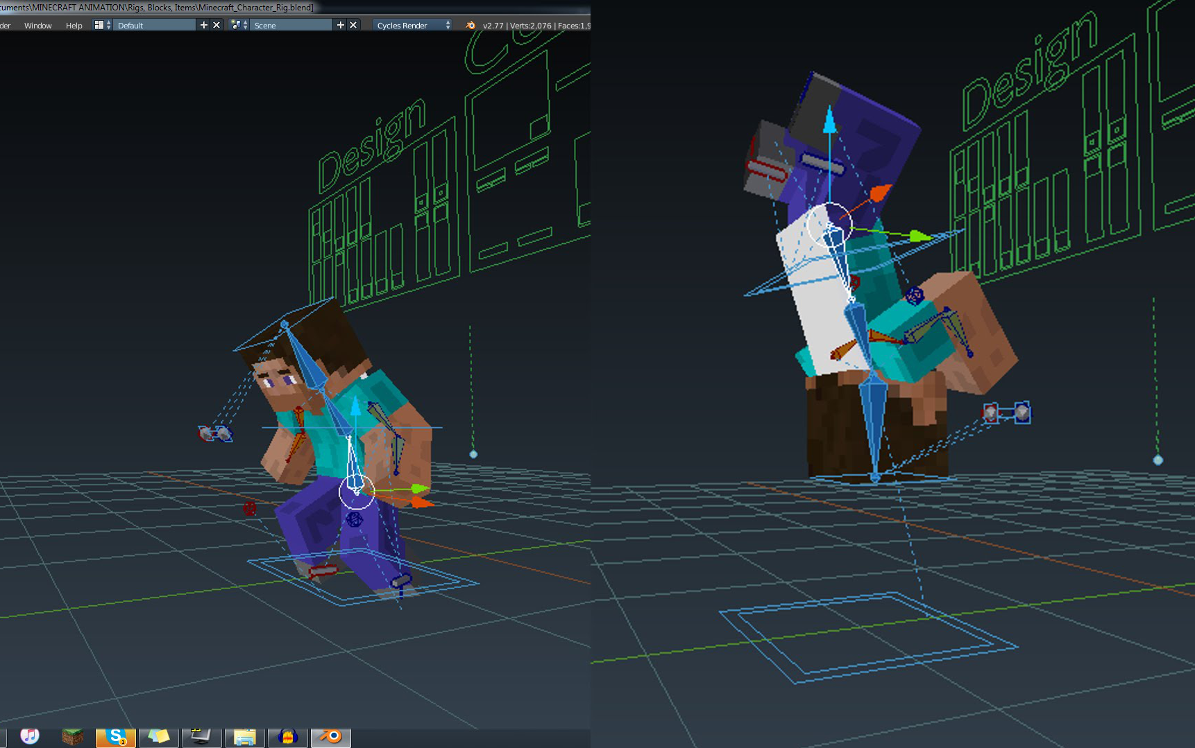 [Arbiter 617] 弹跳动作 - 我的世界动画小提示 七 （Blender）_哔哩哔哩 (゜-゜)つロ 干杯~-bilibili