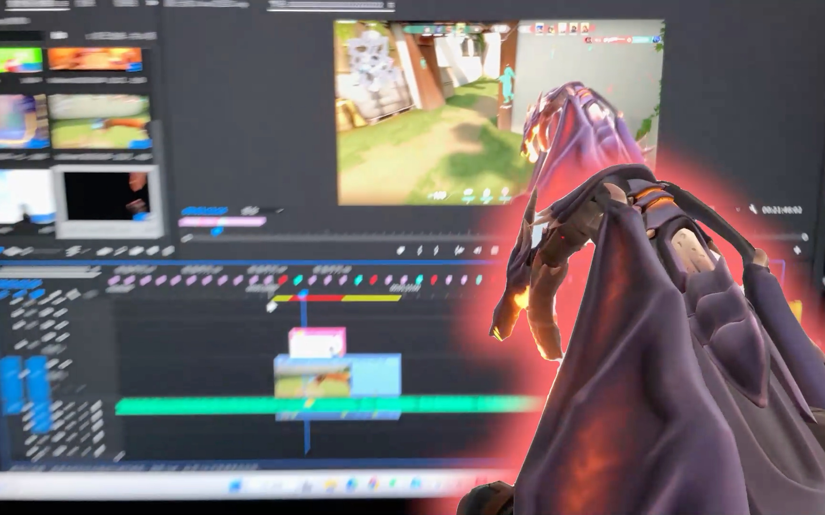 Valorant Kill Green Screen瓦洛兰特击杀特效绿幕素材