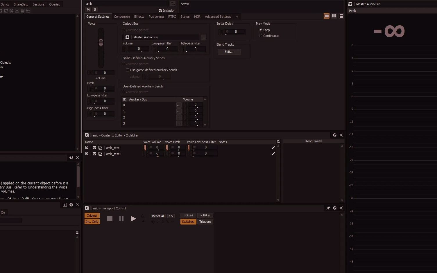 Audiokinetic博客《Time RTPC的使用技巧探讨》03：使用Time RTPC让底噪边的更丰富_哔哩哔哩_bilibili
