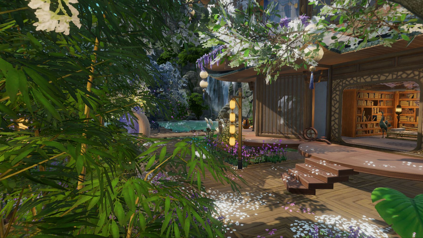 【剑三家园】《一隅清幽》1k免费蓝图分享-风起云烟过-风起云烟过-哔哩哔哩视频