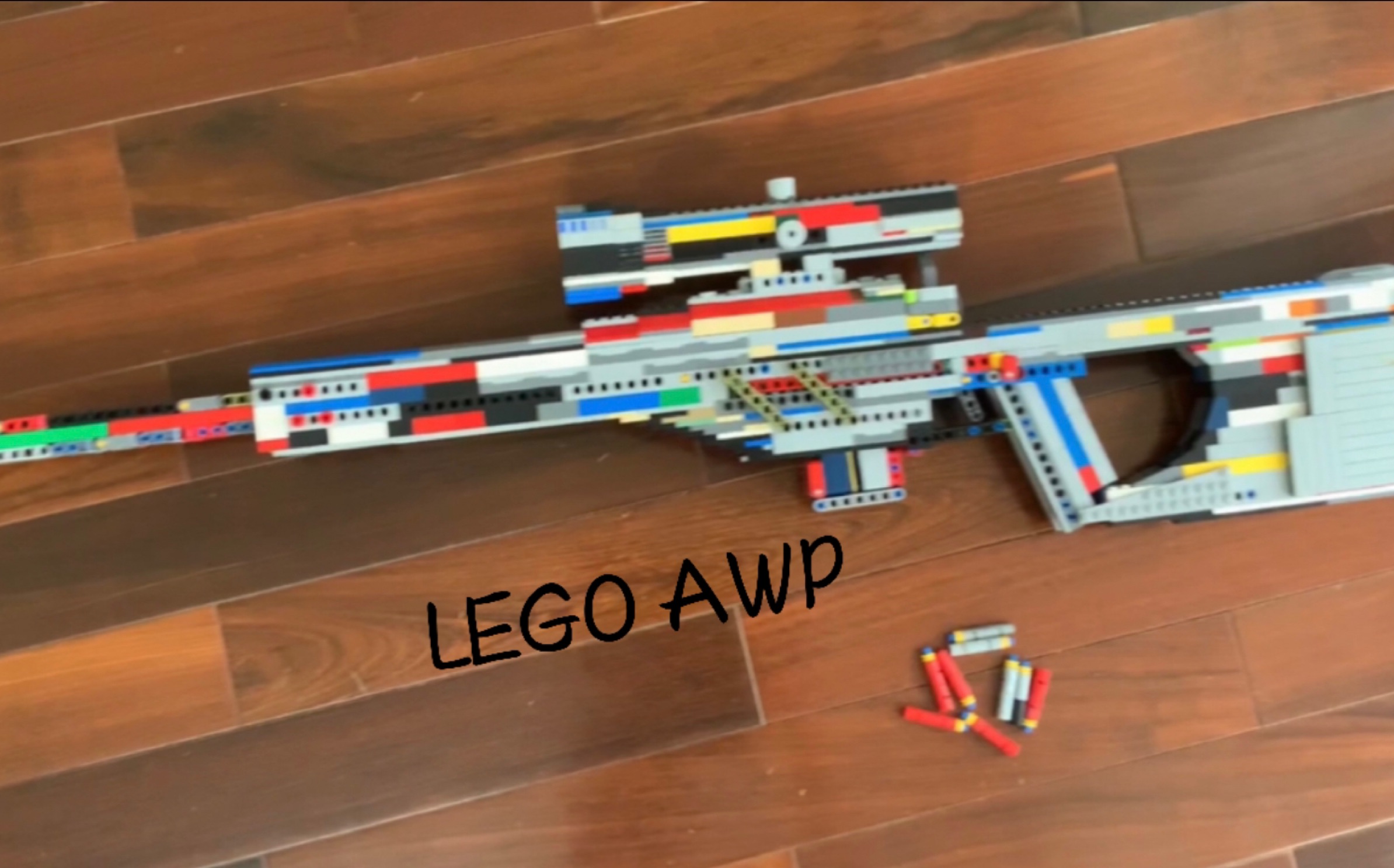 LEGO AWP (Bolt Action Brick Shooter) / 乐高AWP狙击枪_哔哩哔哩_bilibili