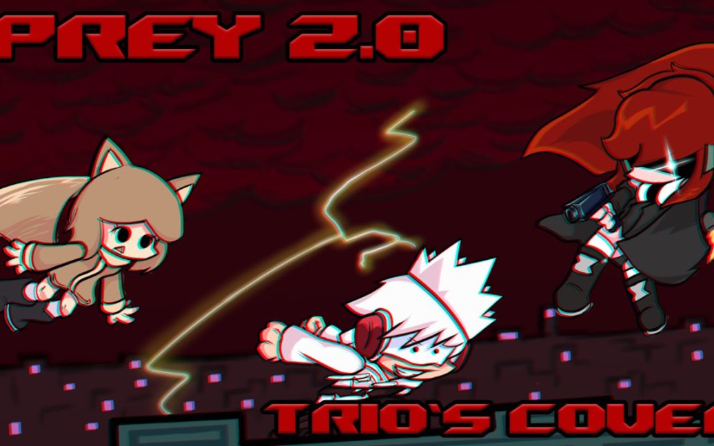 FNF Crossed Out - GF Vs. The Trio!【Trake, Tactie, Cathie & GF Sings ...