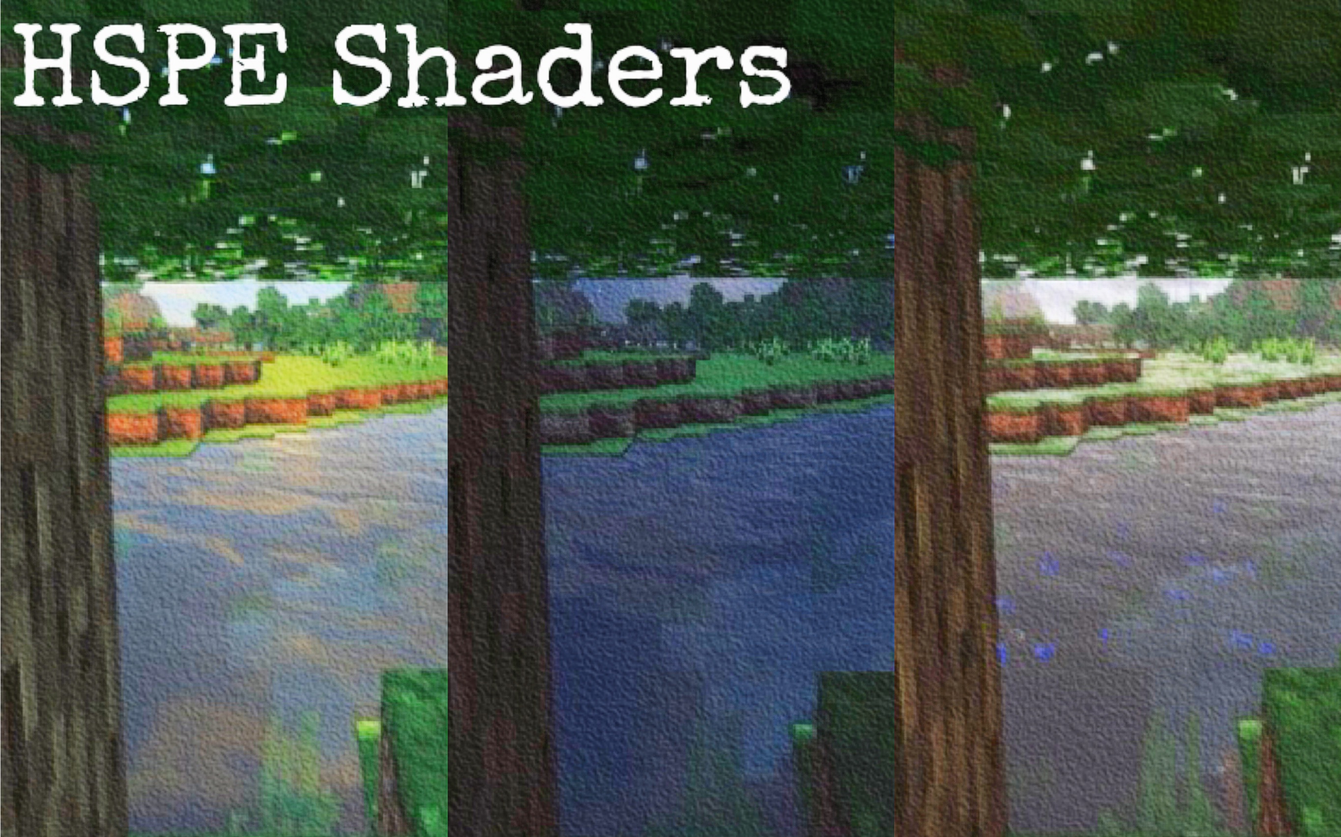 【Minecraft】HSPE Sharders 基岩版光影推荐_哔哩哔哩bilibili_我的世界