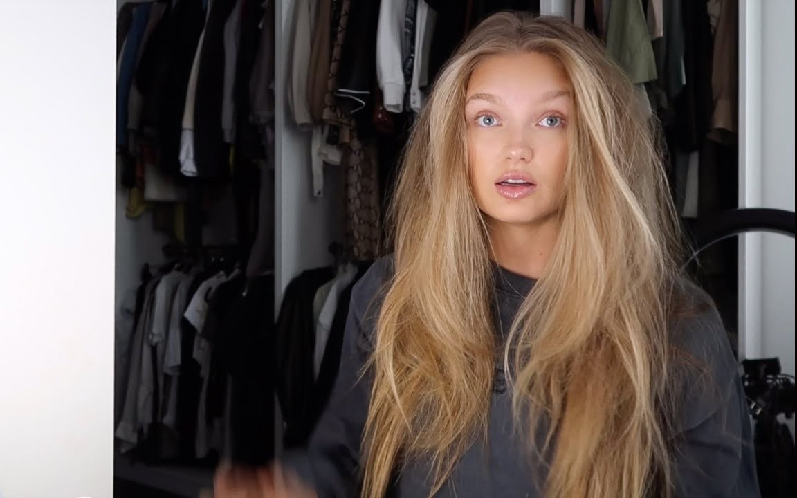 【中字】维密超模Romee Strijd：最新护发和化妆routine+我吃些什么 VLOG 58_哔哩哔哩_bilibili