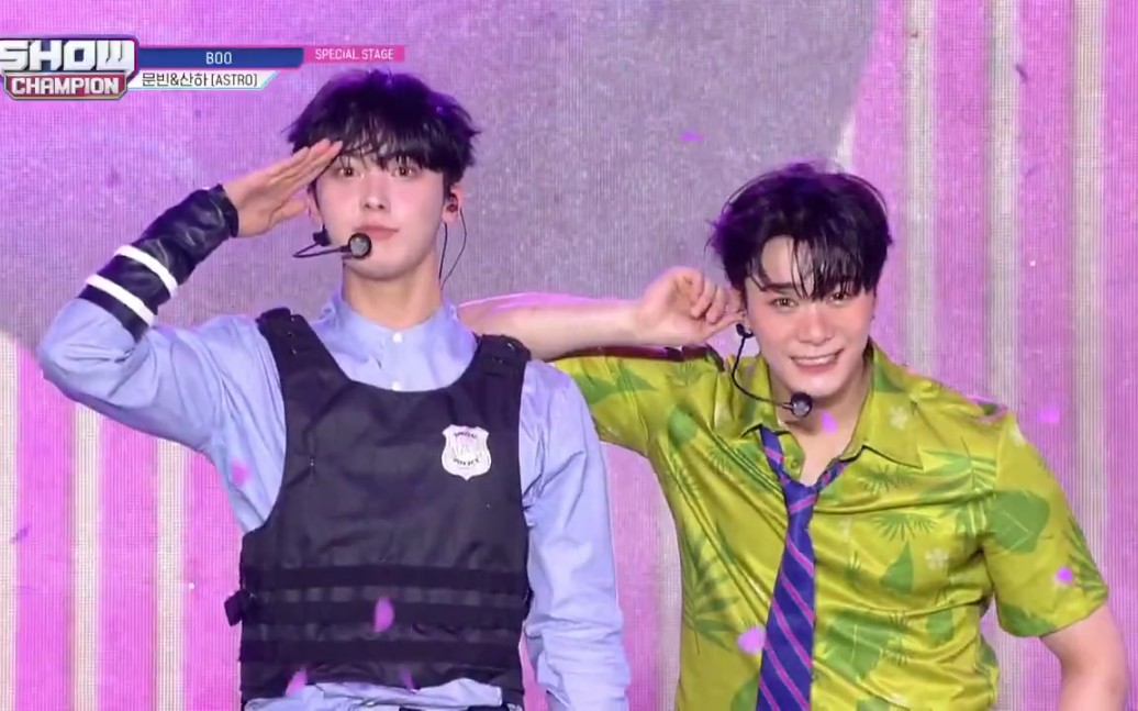 【220810冠军秀】文彬 尹产贺 (ASTRO) - BOO舞台_哔哩哔哩_bilibili