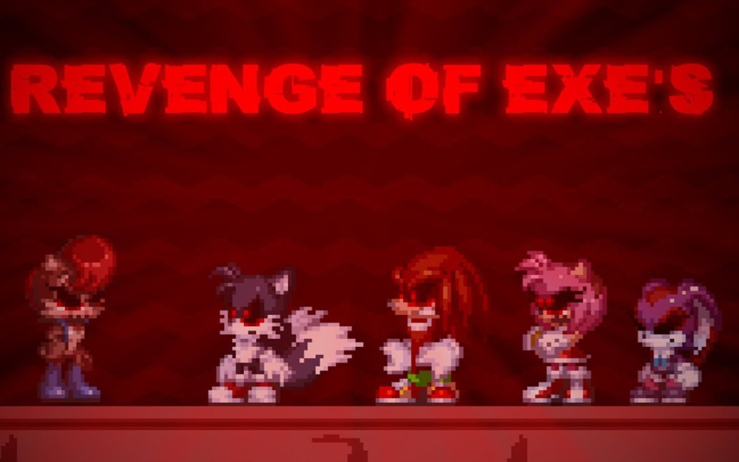 【DLC/过场Demo】Sonic EXE Blood Tears 被诅咒的红环 :神的世界，请提防'带刺'的百合! ! !_哔哩哔哩 ...