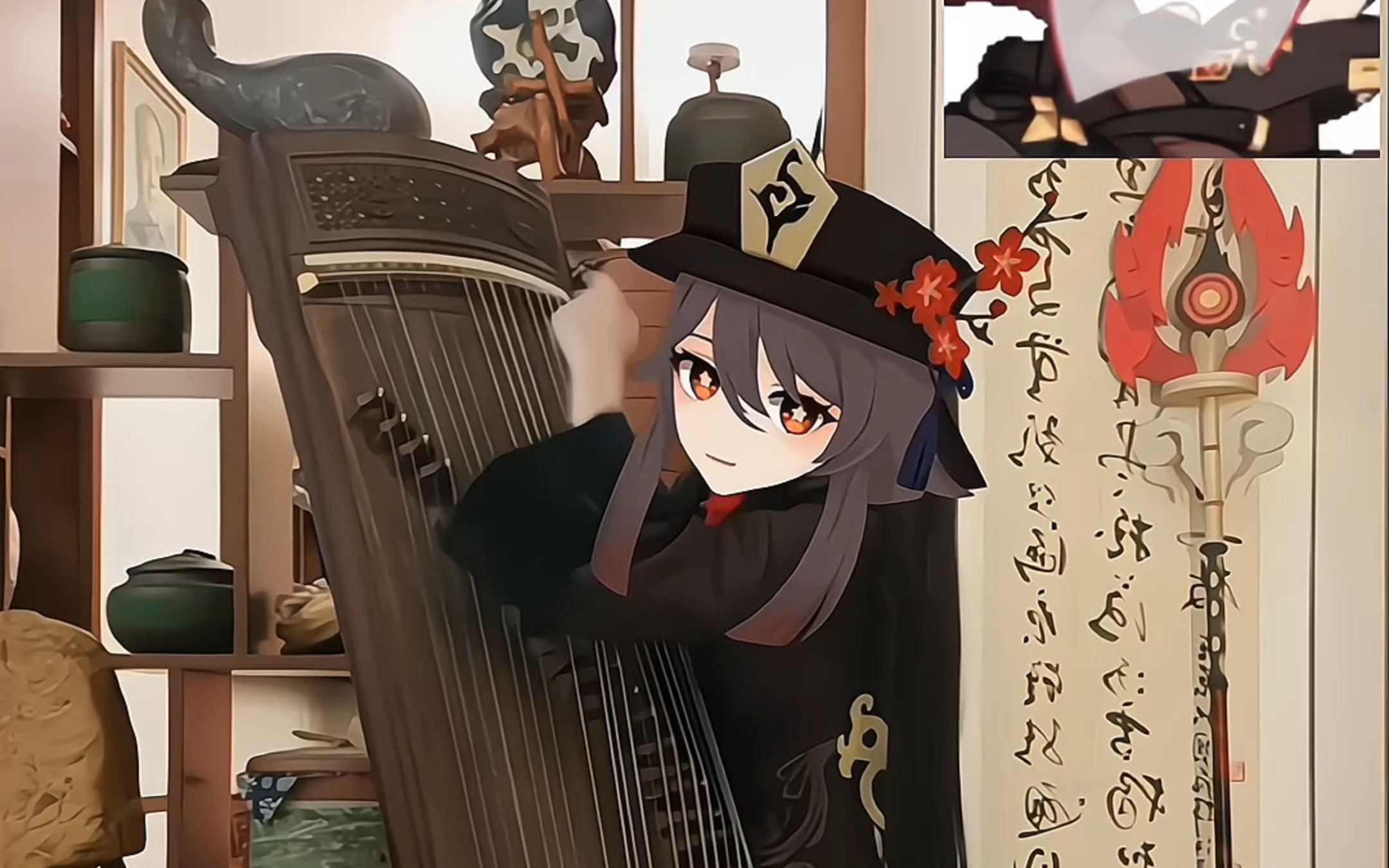 震惊，胡桃竟然为了钟离… 出来卖艺-Kitty_wan-Kitty_wan-哔哩哔哩视频