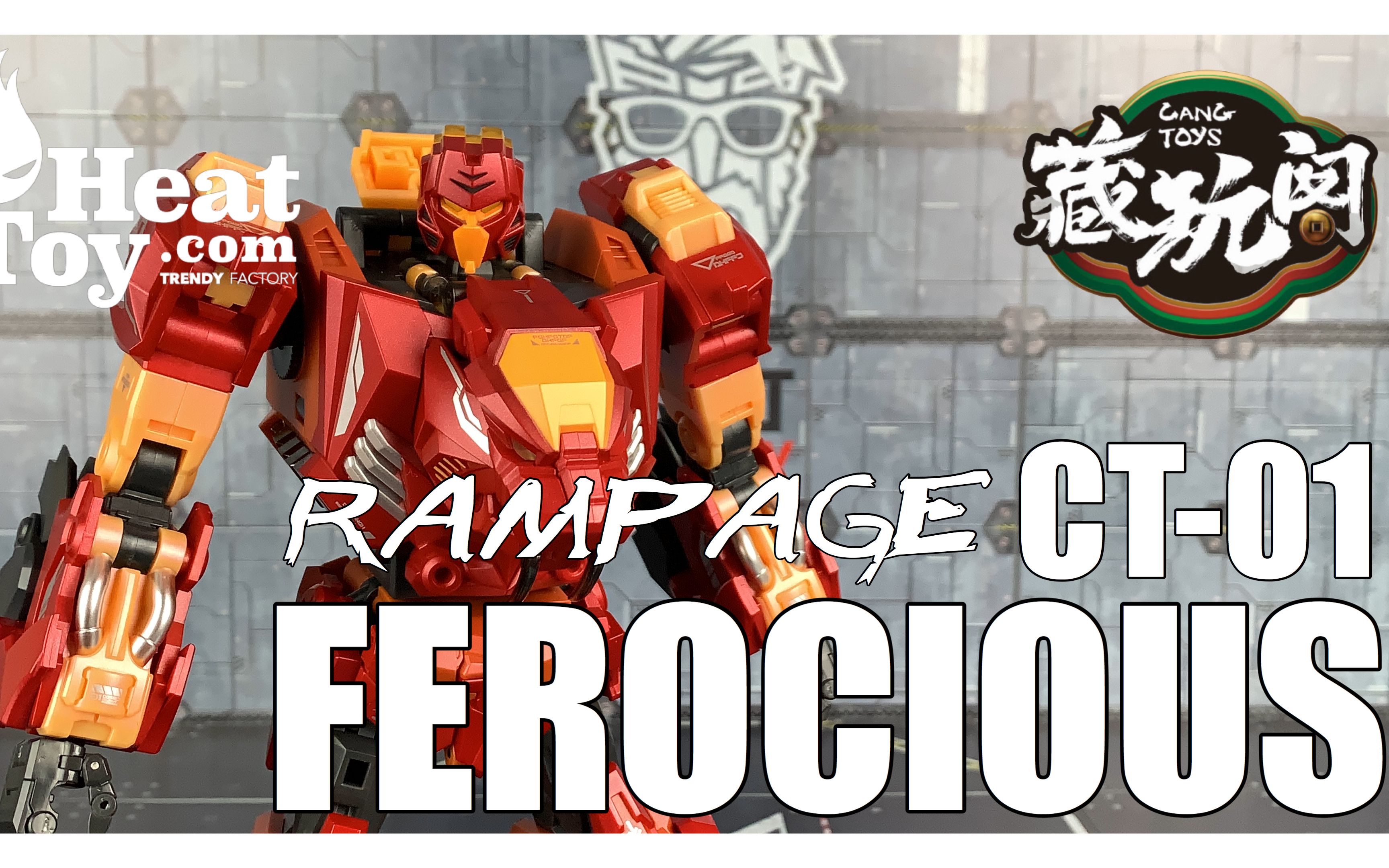 Cang Toys CT-01 FEROCIOUS Third Party Transformers Masterpiece Predacon ...