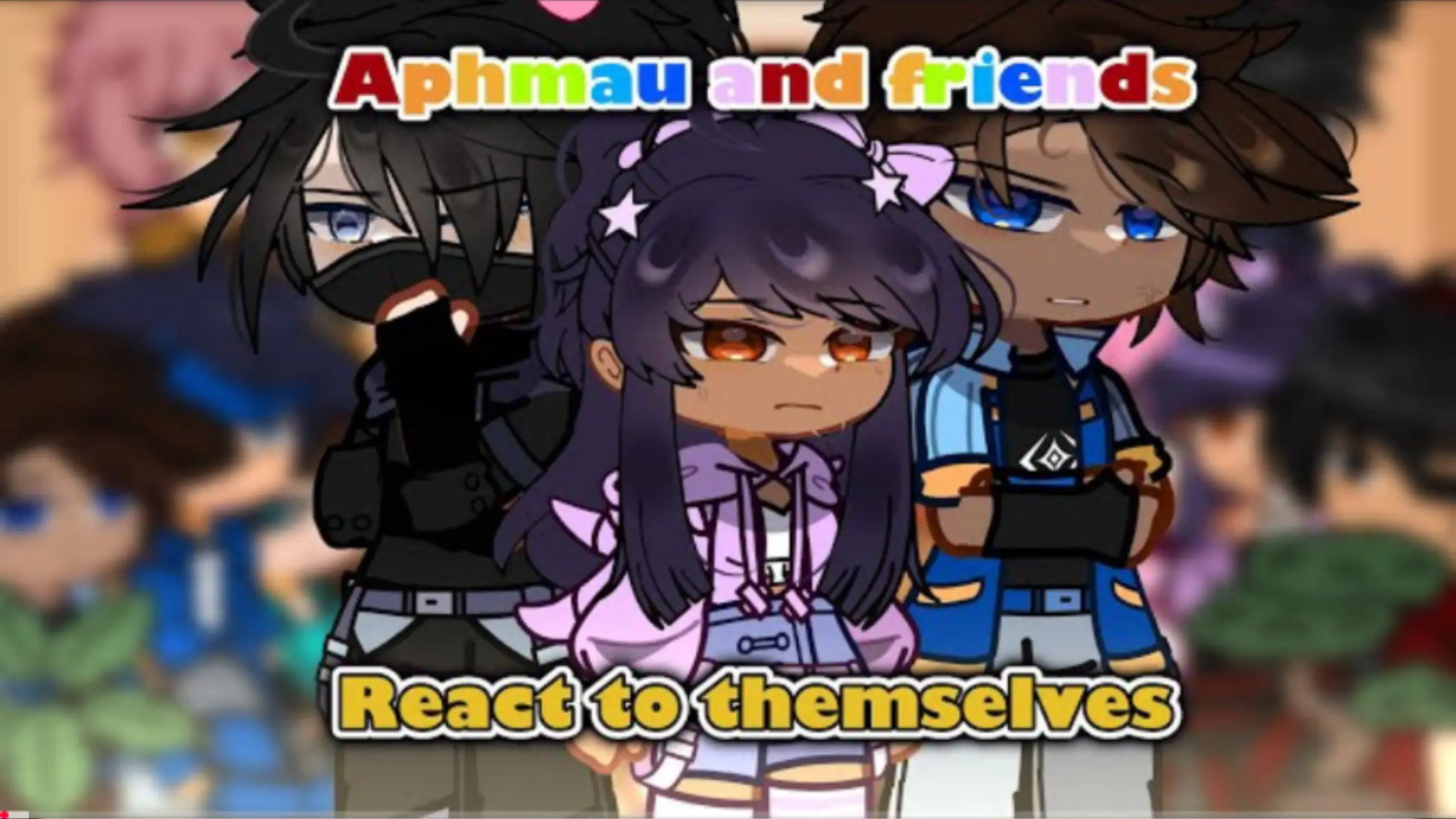 【搬运/Aphmau】//aphmau and friends react to themselves/Aphmau smp/Gacha ...