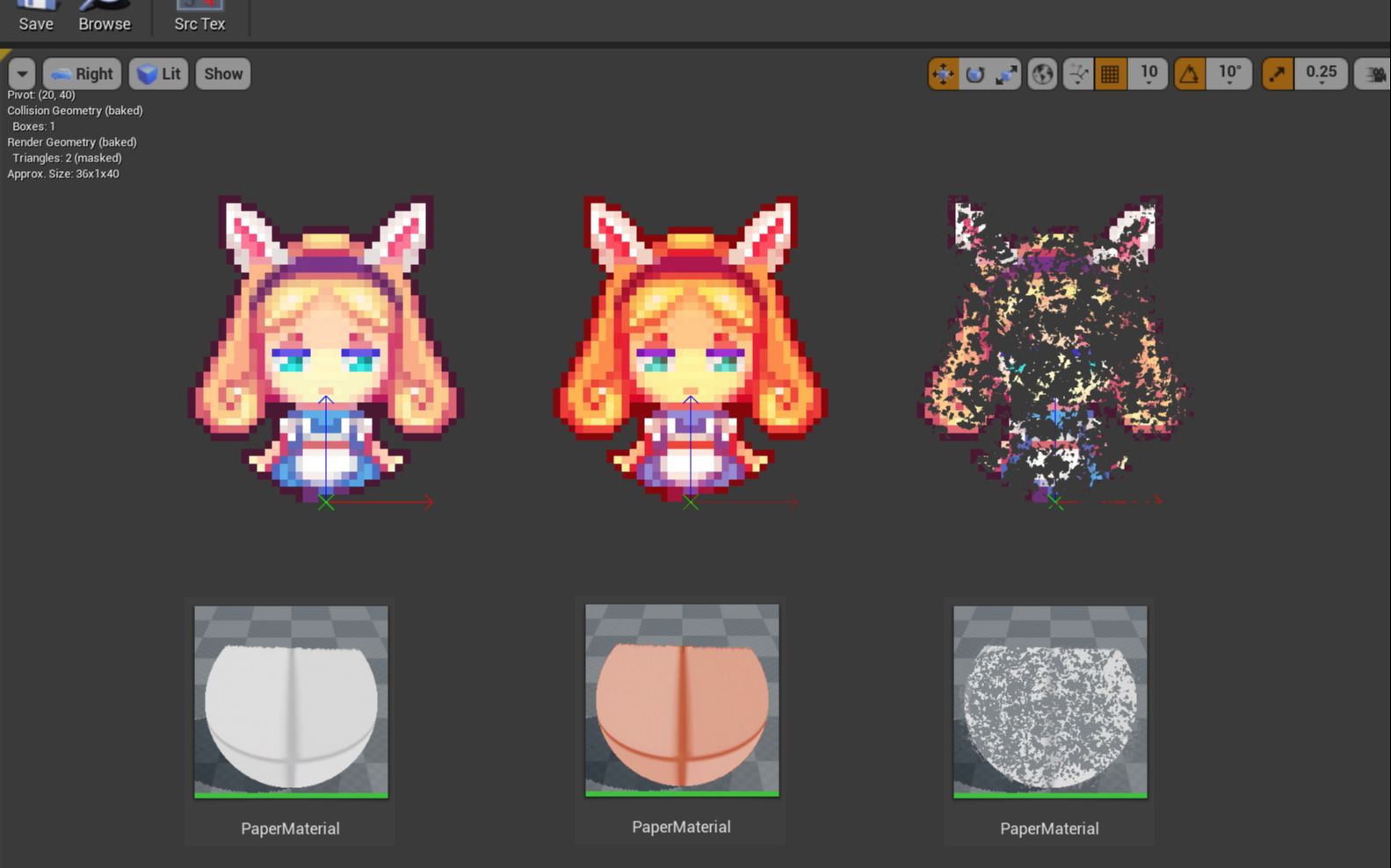 【虚幻4】UE4_2D像素游戏制作教学（五）Sprite交互材质制作_哔哩哔哩_bilibili