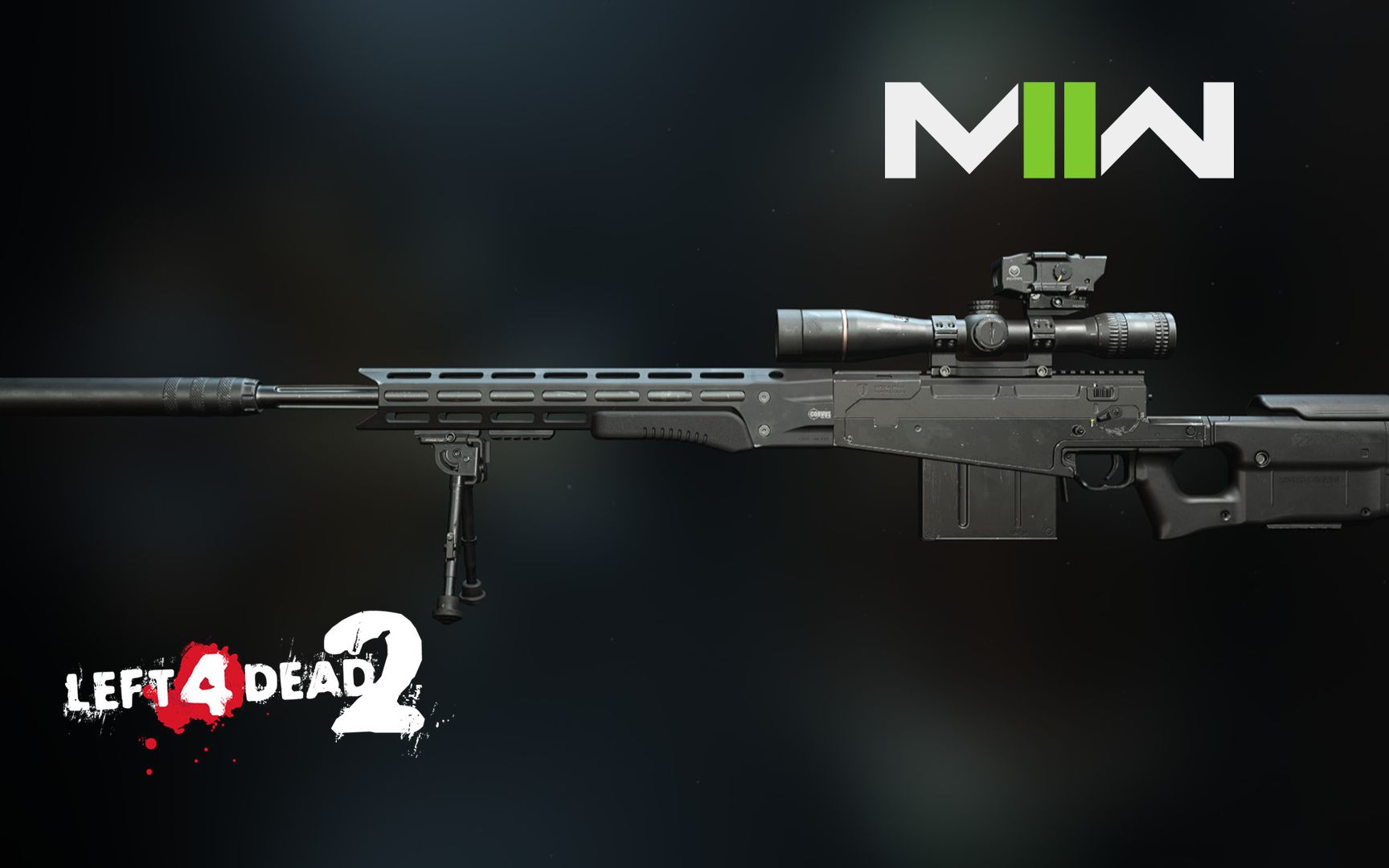 【求生之路2】MW22 ISO汉姆洛克