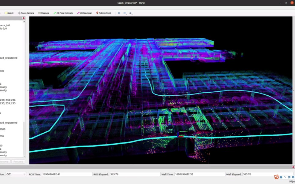 livox-mid360激光雷达三维重建川大校园