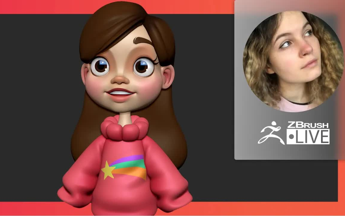 【ZBrush教程】Exploring Character Appeal with Layla Viscu - ZBrush 2022-2_哔 ...