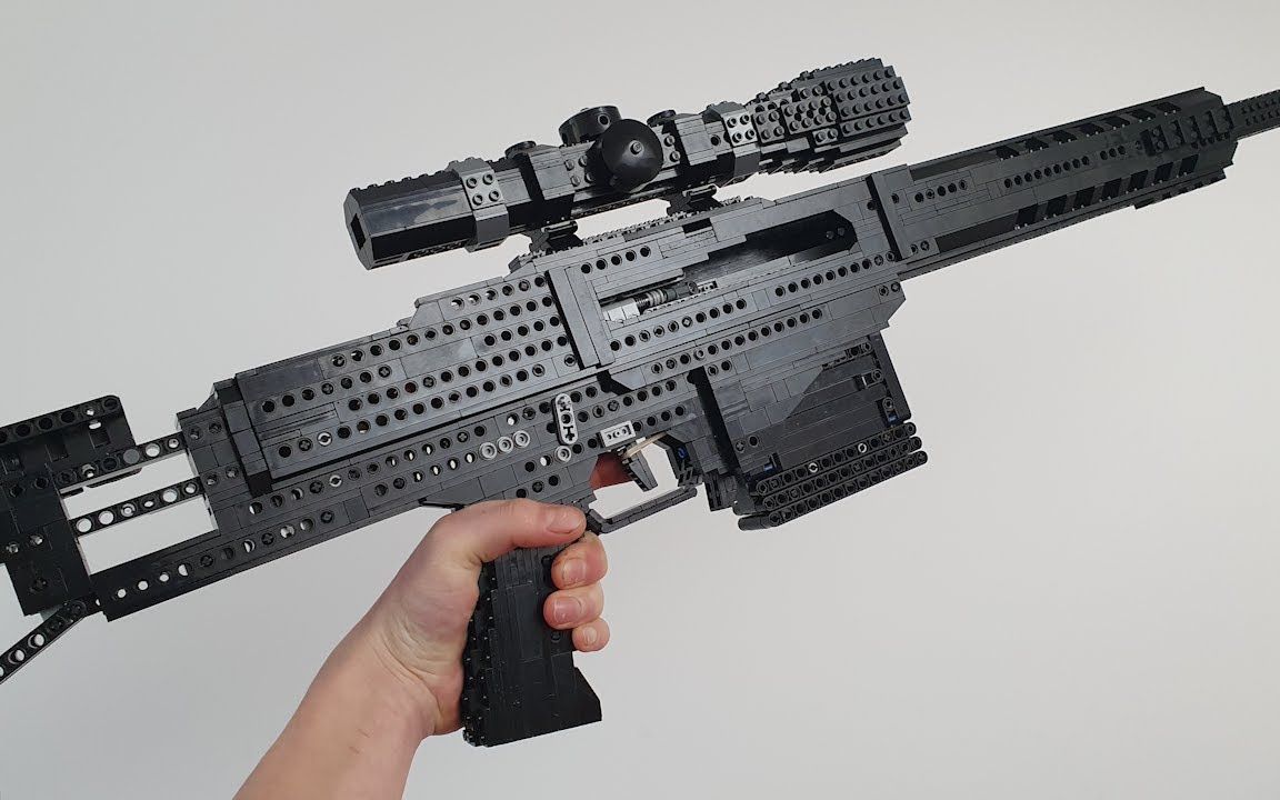 【搬运】World's Best LEGO Gun?Blowback Shell Ejecting Rifle Working