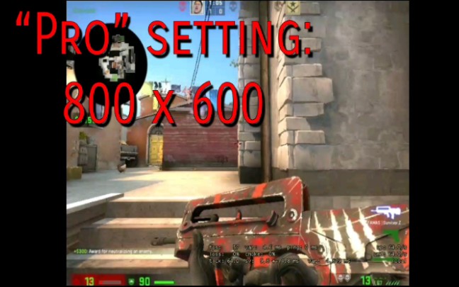 800x600分辨率打CSGO是什么样的体验?_哔哩哔哩_bilibili