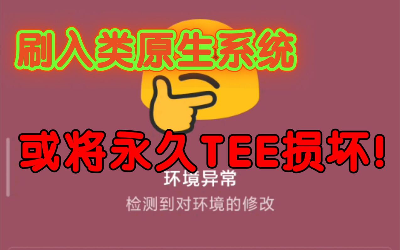 红米K40刷入类原生或将导致TEE永久损坏？血的教训 - 哔哩哔哩