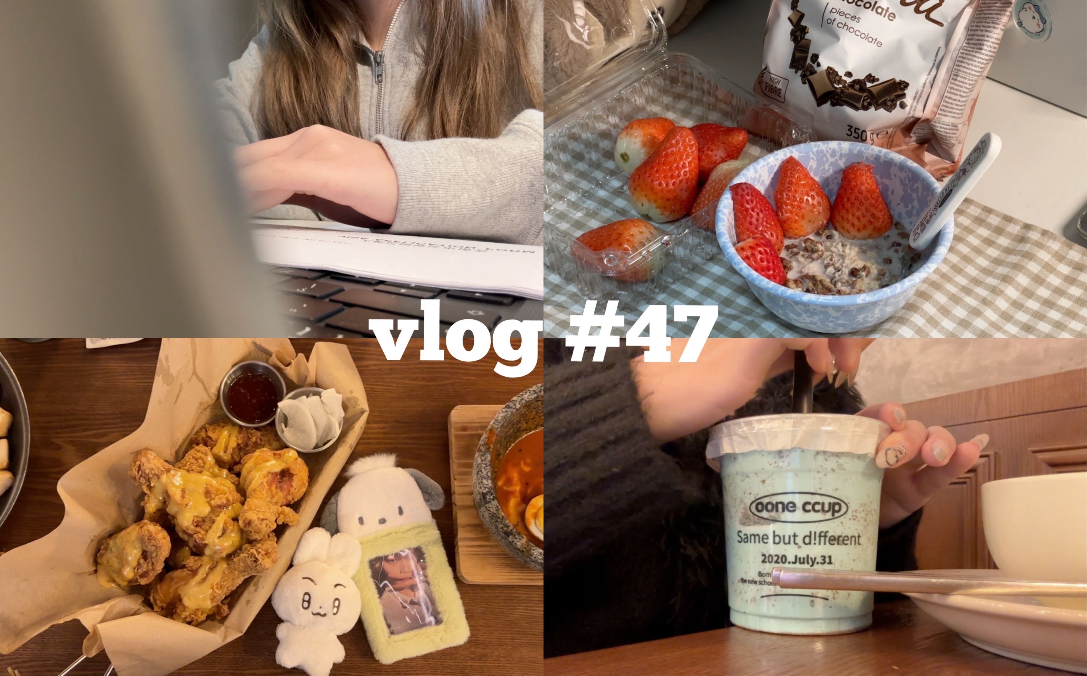 VLOG#47 冬日生活记录/校园学习/办签证/写手帐/生日那天/照片打印机-和解冬天-和解冬天-哔哩哔哩视频