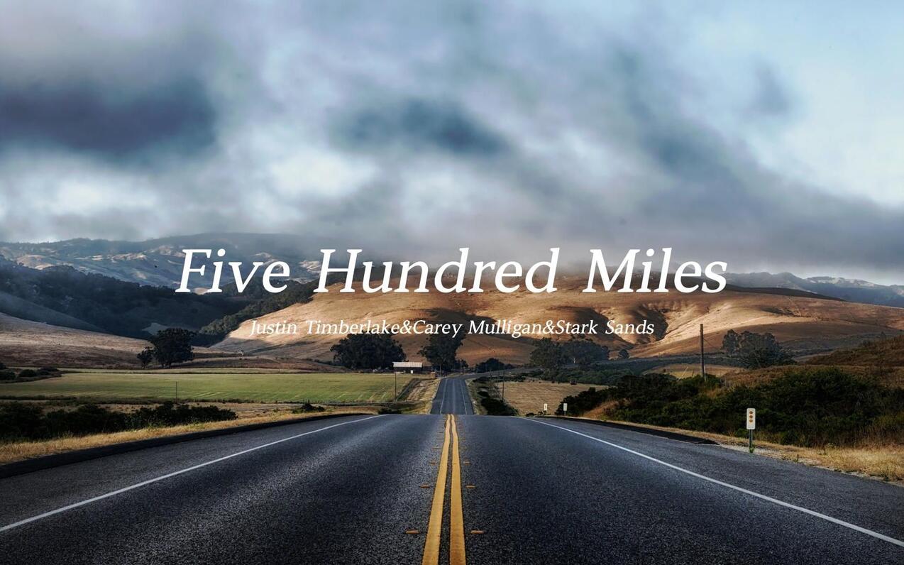 能让人耳朵怀孕的英文歌曲《Five Hundred Miles》 - 哔哩哔哩