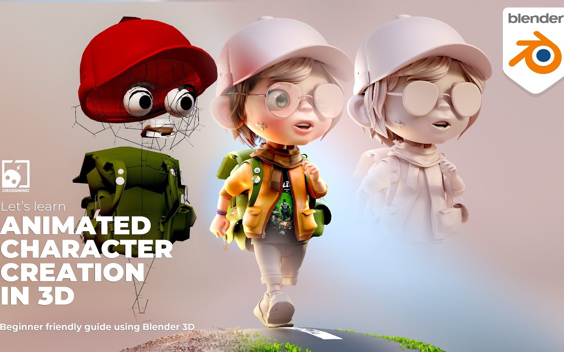 Blender 大神的角色动画制作教程 （中英文字幕，20集更新完成）-blender技巧-blender技巧-哔哩哔哩视频