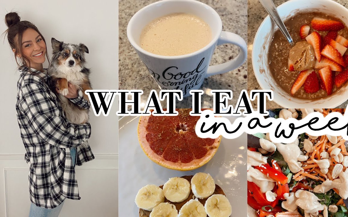 【Melissa Merk】一周日常饮食记录｜What I Eat In A Week | non-restrictive,realistic ...