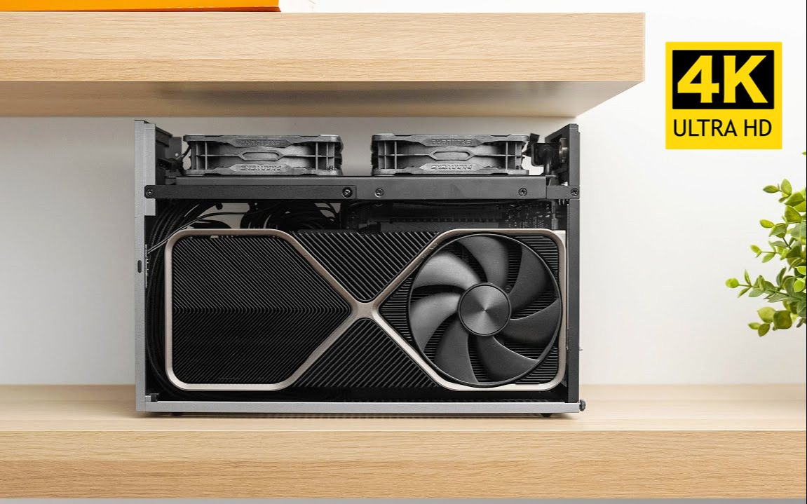 地表最强ITX外置分体水简单展示 formd t1+13900ks+4090+mora3