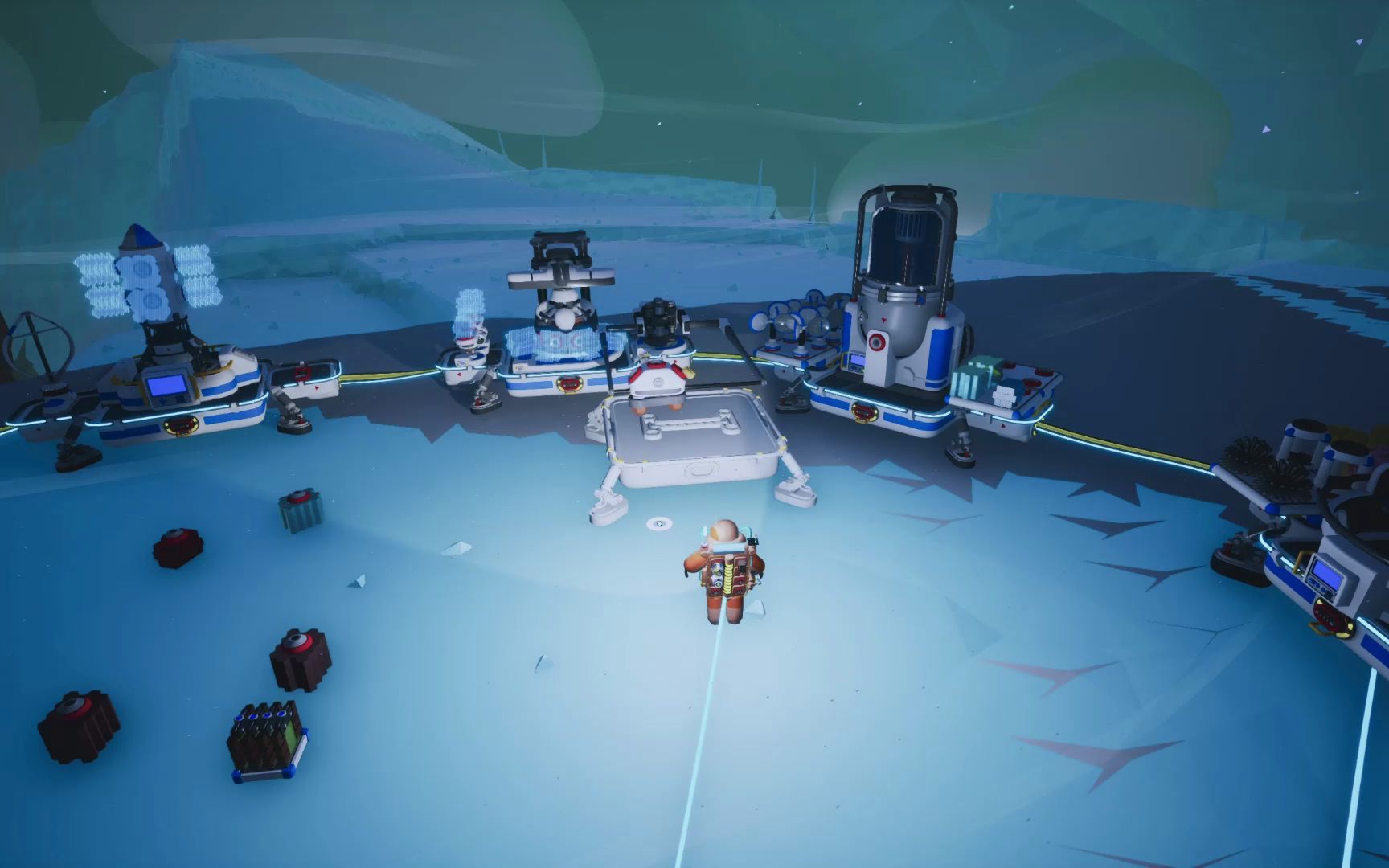 astroneer燃氢炸EXO箱子_第一视角