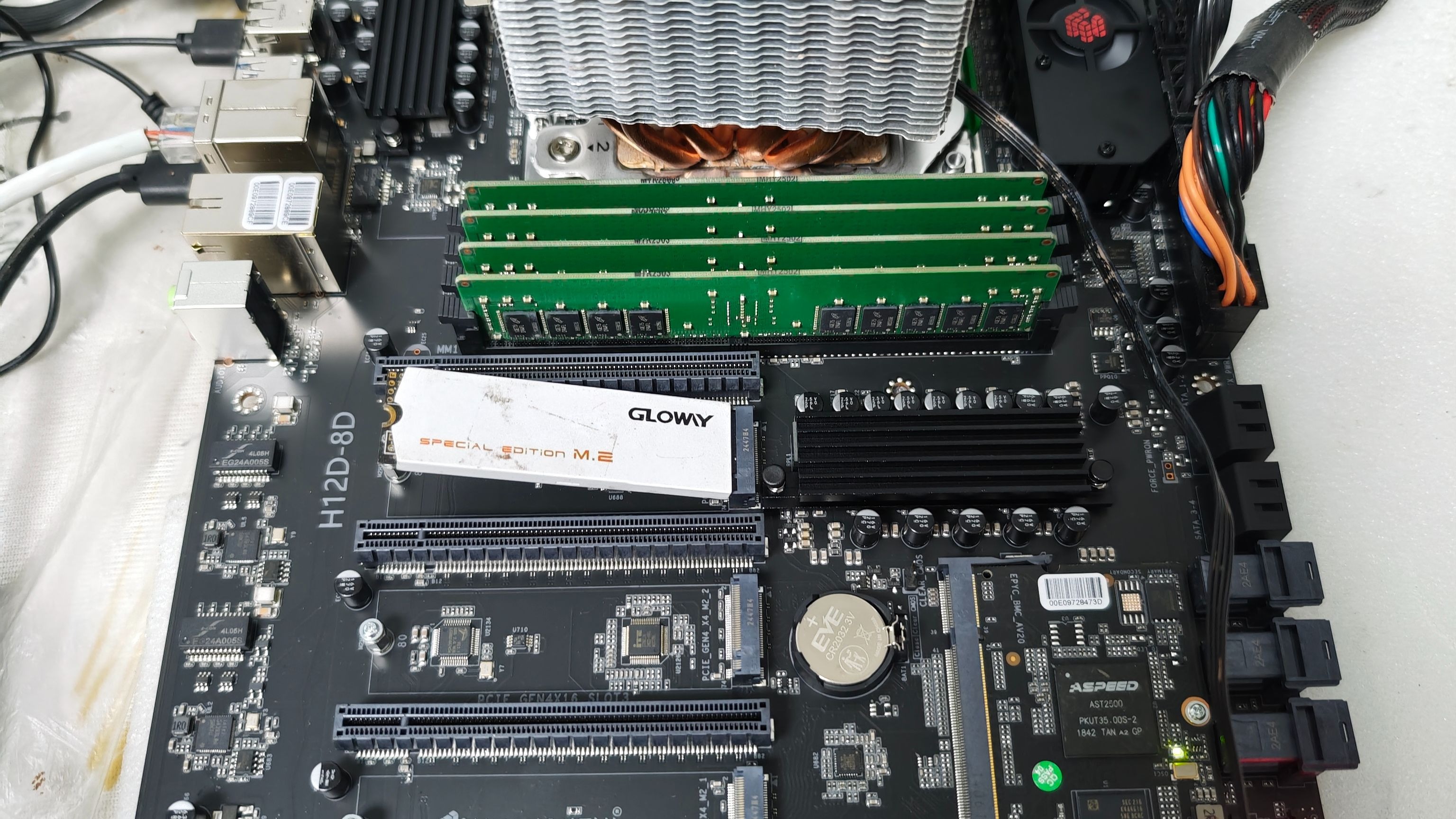 华南金牌首款EPYC主板H12D-D8+7B13 64核评测-口算N-S方程-口算N-S方程-哔哩哔哩视频