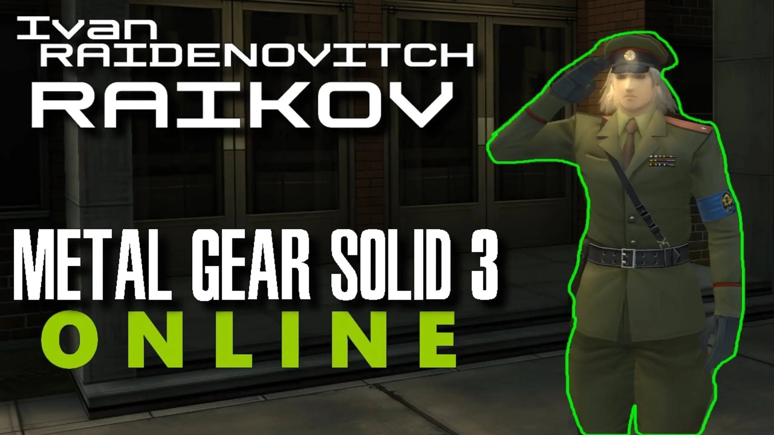 【MGO】Raikov的所有动作，语音，特殊道具和能力_游戏热门视频