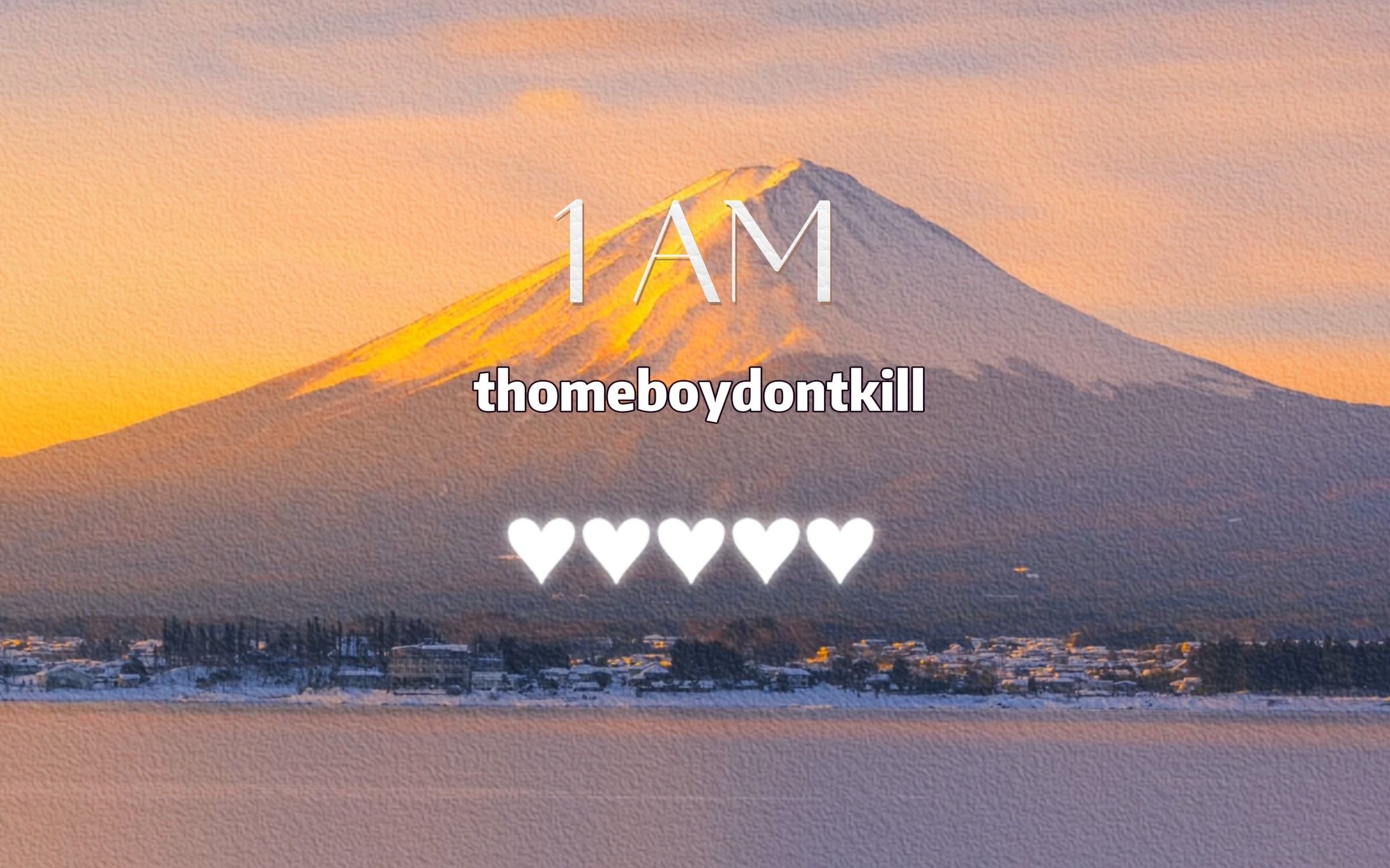 伴奏《1 AM》thomeboydontkill