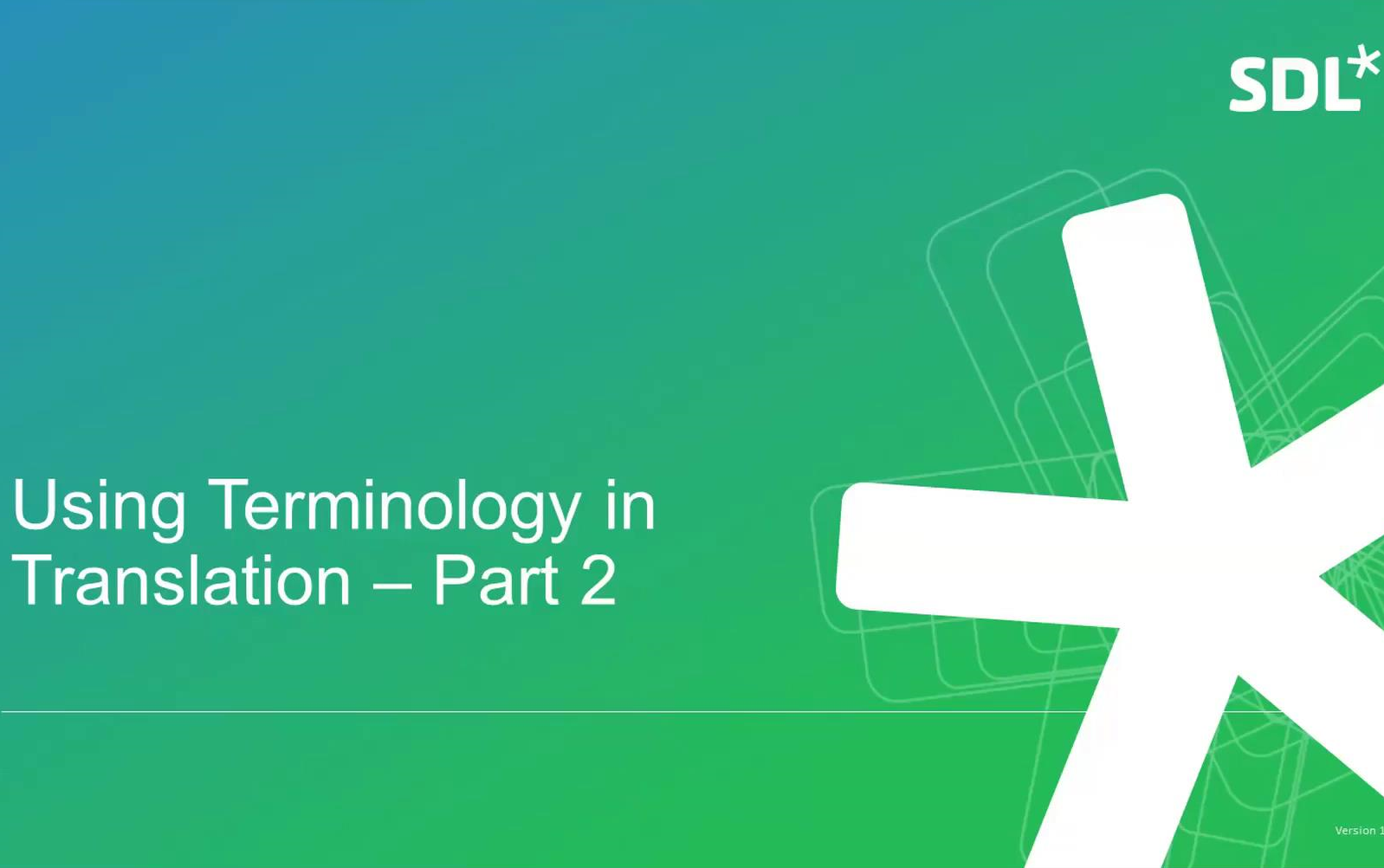 SDL Trados 官方术语库培训 Part2. 在Trados与Multiterm中处理术语_哔哩哔哩_bilibili